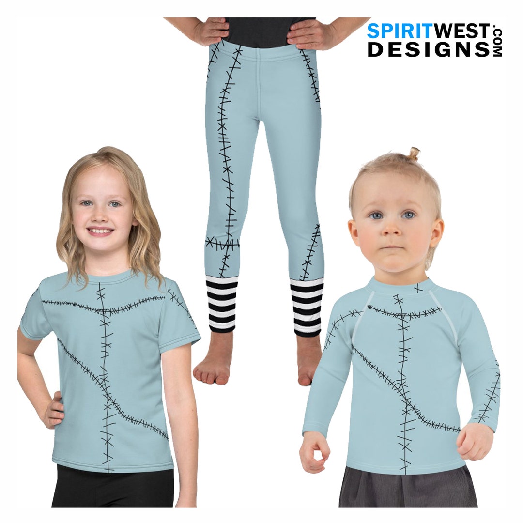 Kid's Zombie Ragdoll Costume Nightmare Sally Halloween Christmas ...