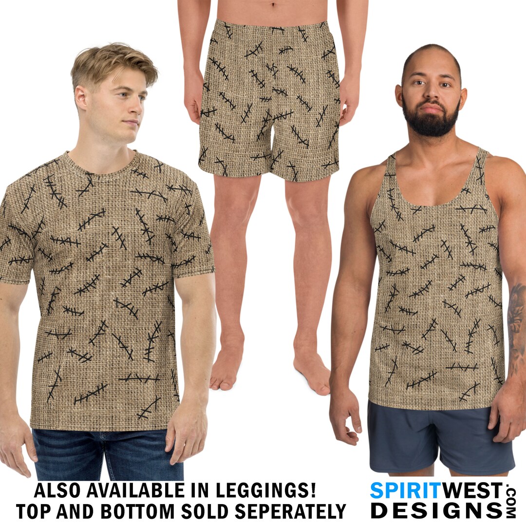 Boogie Man Costume | Burlap Sack Print Oogie Nightmare Before Christmas ...