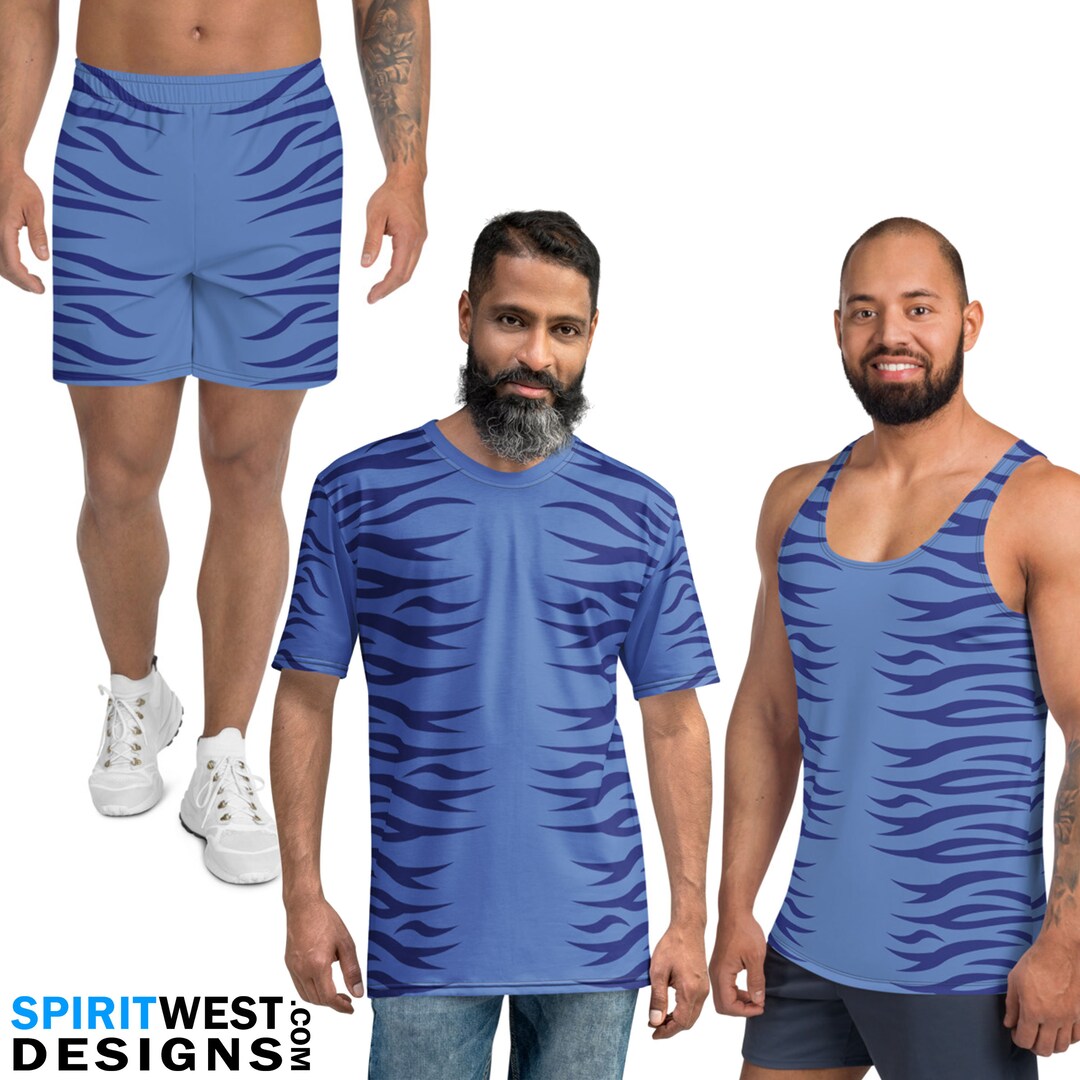 Blue Alien Costume | Men's Athletic Cosplay Costume | MMA Running ...
