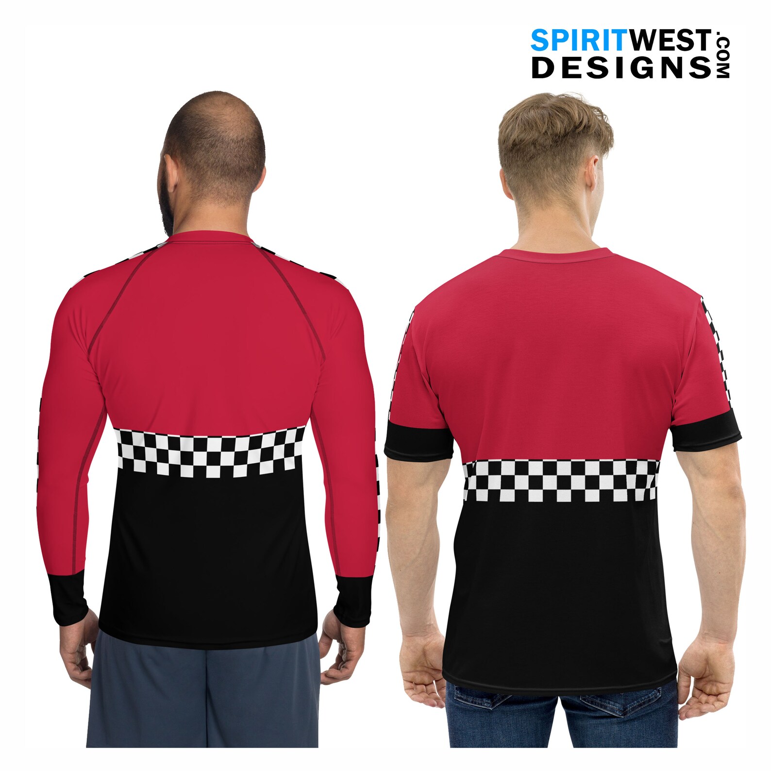 Men's Pit Crew Costume | Race Car Driver Costume Cosplay MMA Rashguard ...
