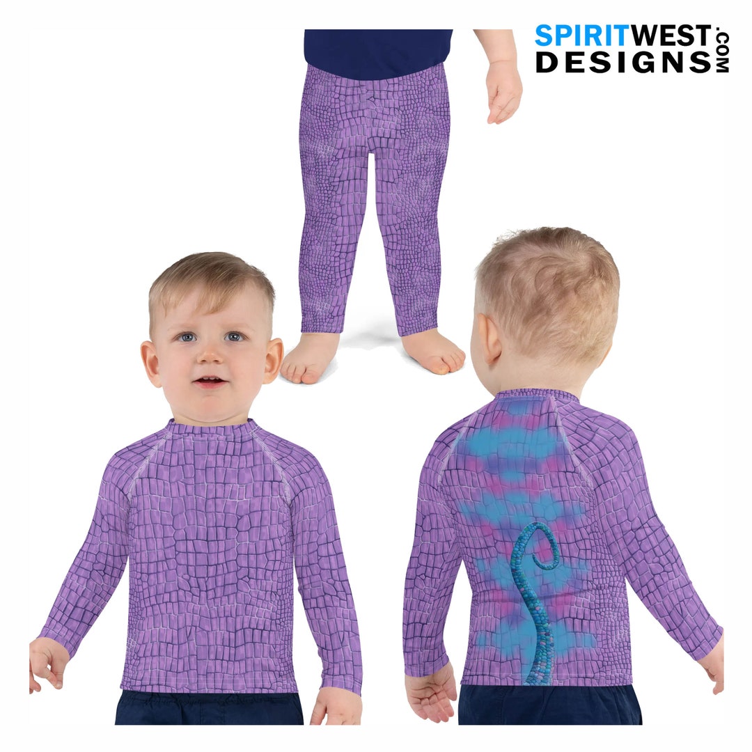 Lizard Costume Purple Reptile Costume Randall Dino Cosplay Costume ...