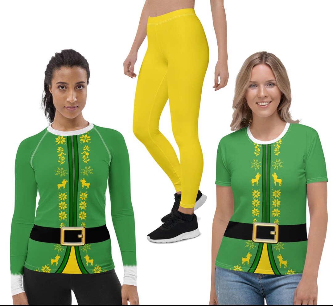 Buddy Elf Costume | Christmas Holiday Santa's Helper Cosplay | Workout ...