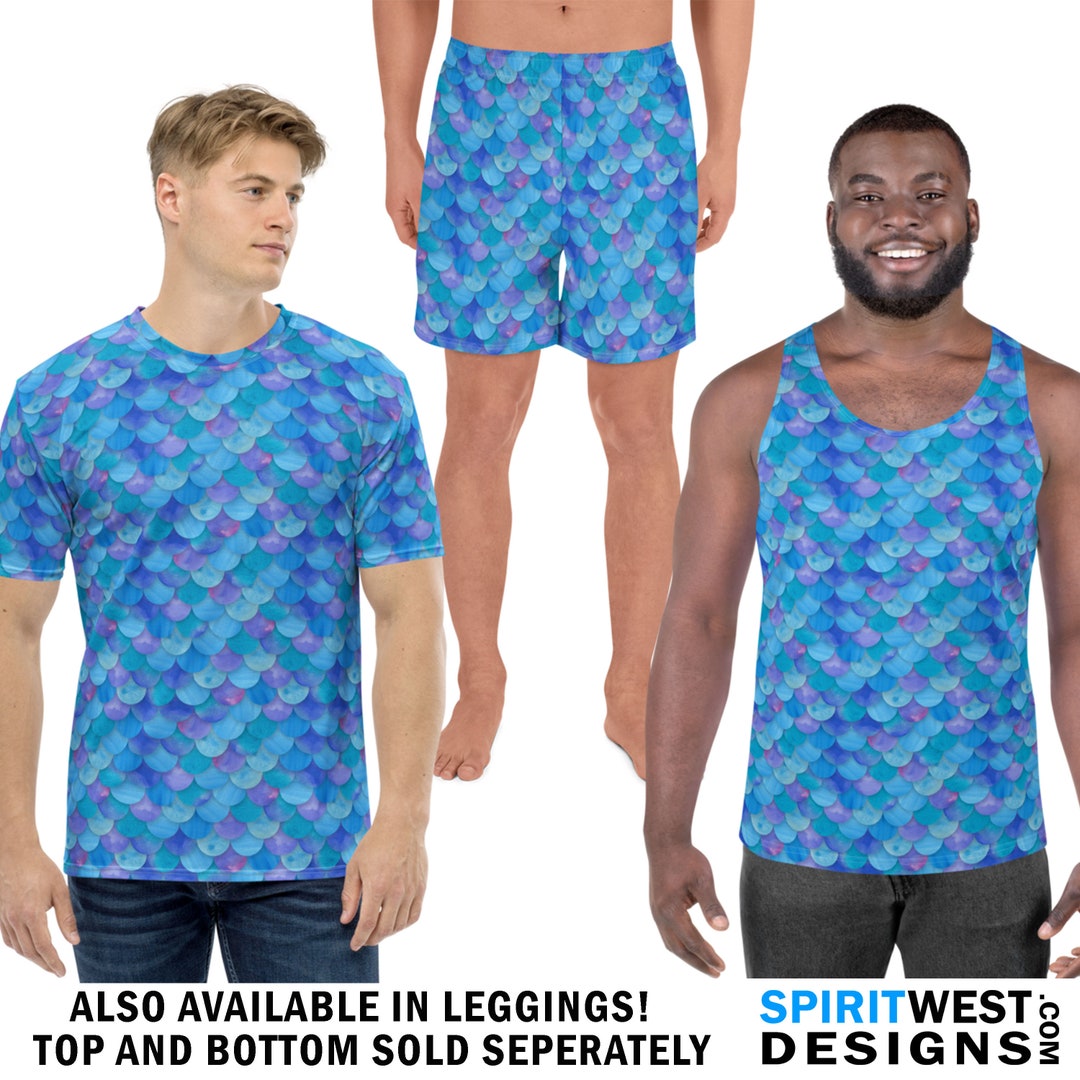 Alberto Luca Sea Monster Costume Mermaid Fish Scale Dragon Men's ...