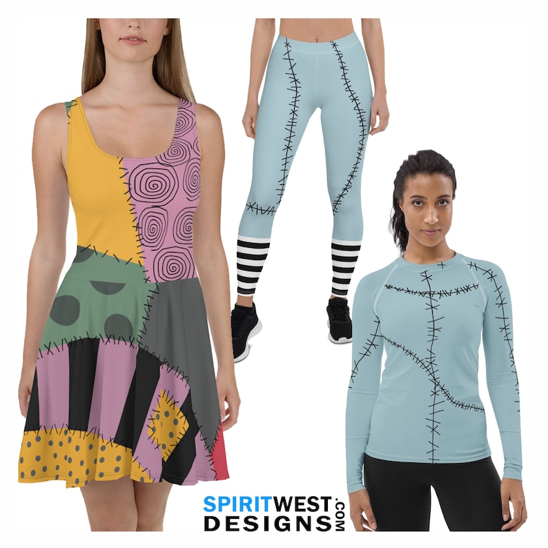 Nightmare Sally Costume Halloween Cosplay Costume Dance - Etsy