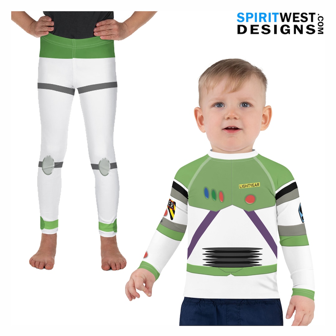 Buzz Lightyear Costume Space Ranger Spaceman Halloween Cosplay Dress up ...
