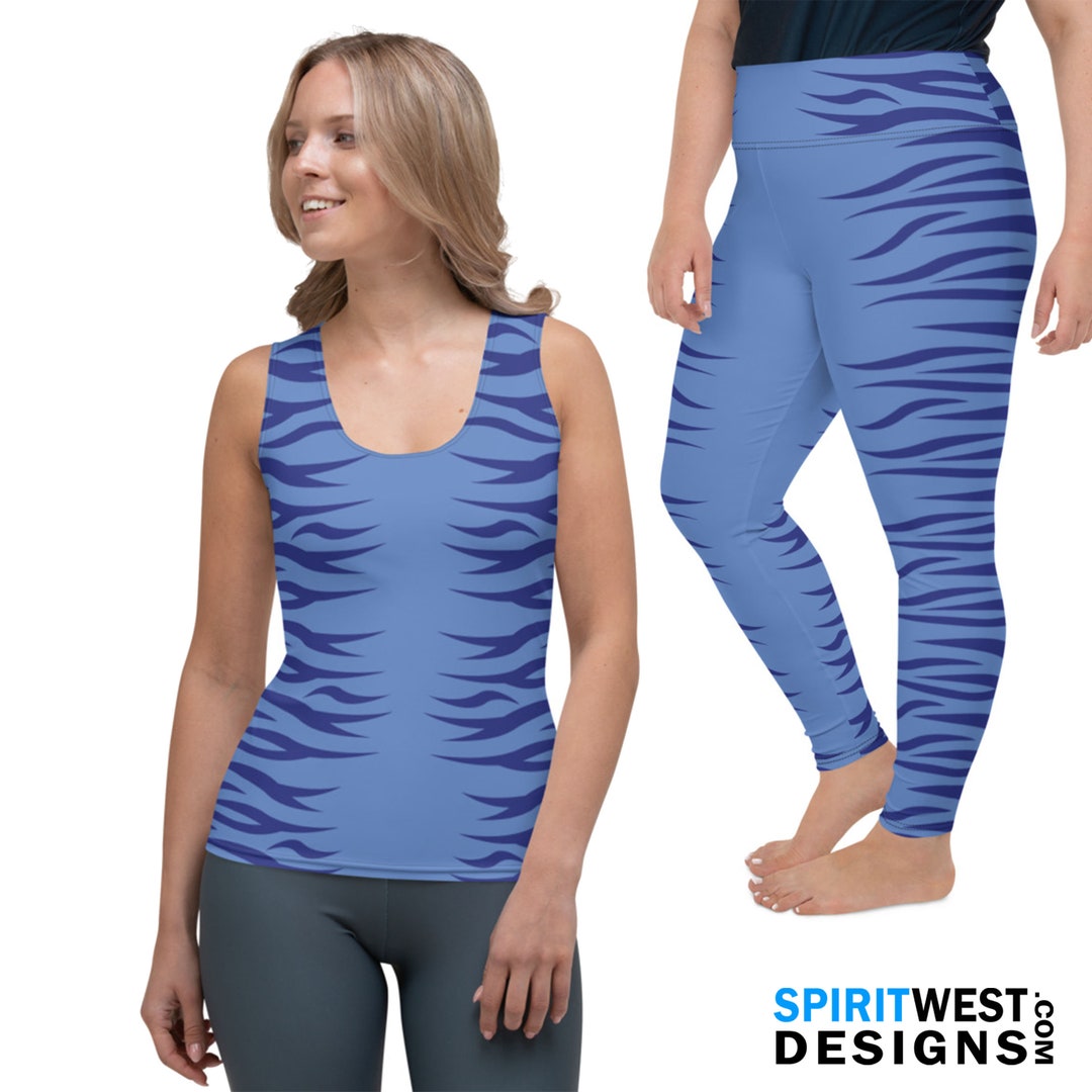 Blue Alien Costume | Activewear Cosplay Festival Running Dance Costume ...
