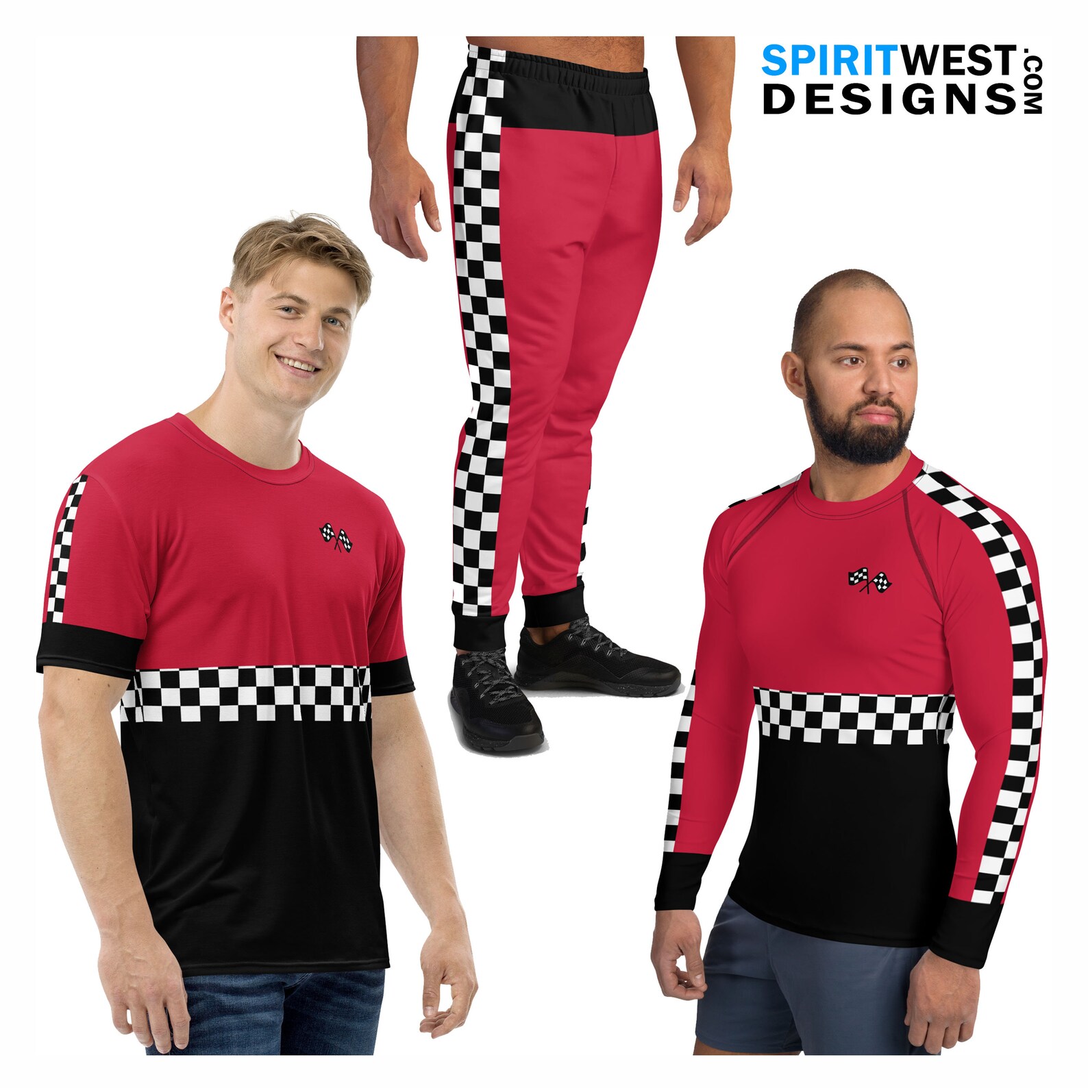 Men's Pit Crew Costume | Race Car Driver Costume Cosplay MMA Rashguard ...
