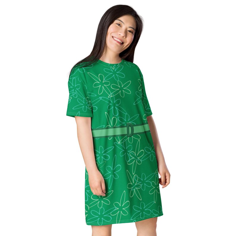 Disgust Costume 2XS - 6XL Inside Out Shift T-shirt Dress Dance Party ...