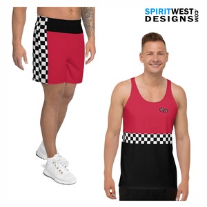 Men's Pit Crew Costume | Race Car Driver Costume Cosplay MMA Rashguard ...