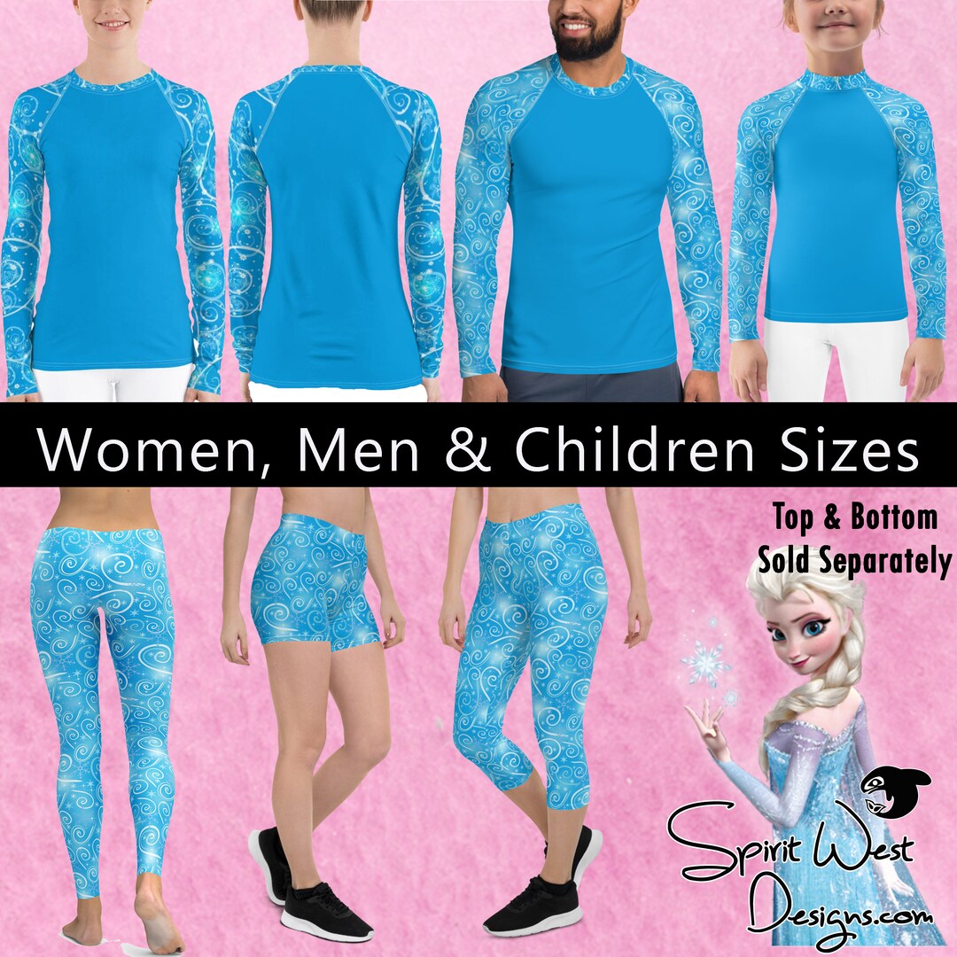 Elsa Costume Frozen Cosplay Gymnastics Running Dance Ice Princess Gift ...