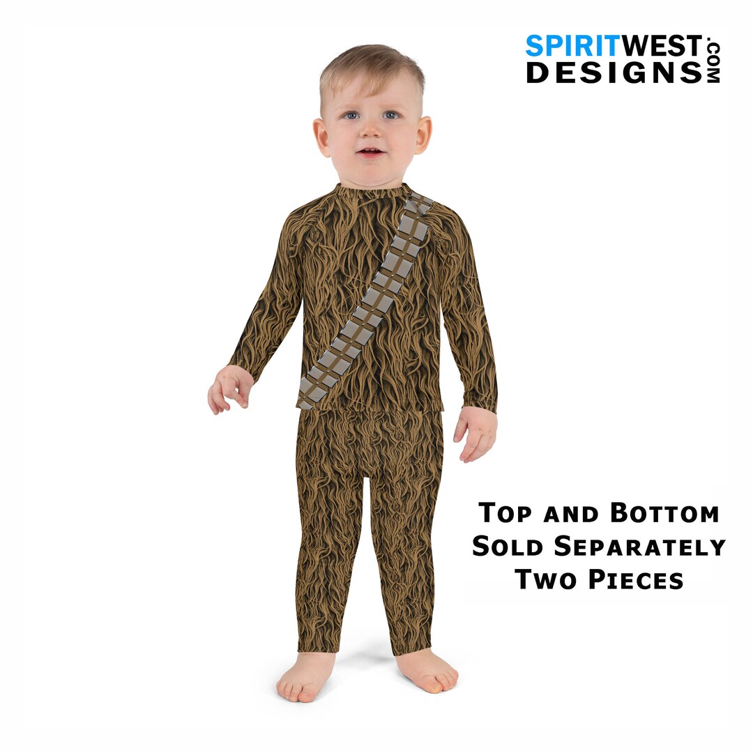 Kid's Chewie Costume Chewbacca Wookie Bear Cosplay Halloween Gymnastics ...
