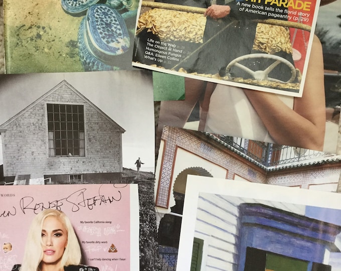 50 Full Page XL Magazine Cutouts L Large Magazine Clippings L Collage ...