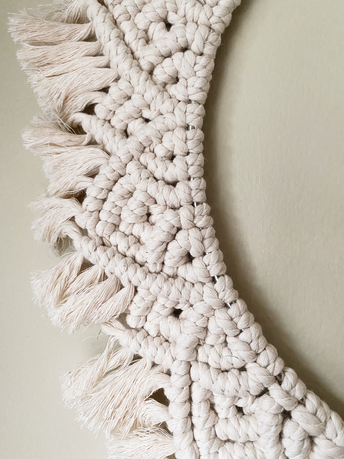 Handmade Macrame Mandala Ring - Etsy