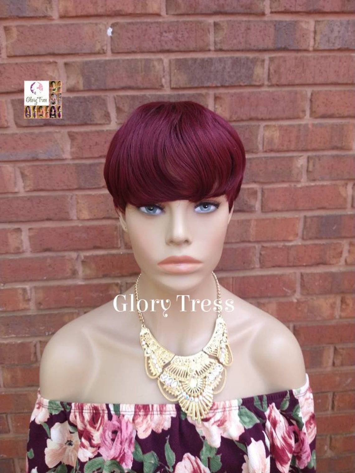 Short Razor Cut Wig, Full Cap Wig, Pixie Cut, 100% Human Hair Wig ...