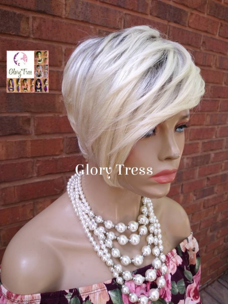 Short Razor Cut Full Wig, Pixie Cut Hairstyle, 100% Human Hair Wig ...