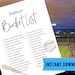Stadium Bucket List, Baseball, Printable, Baseball Print, Major League ...
