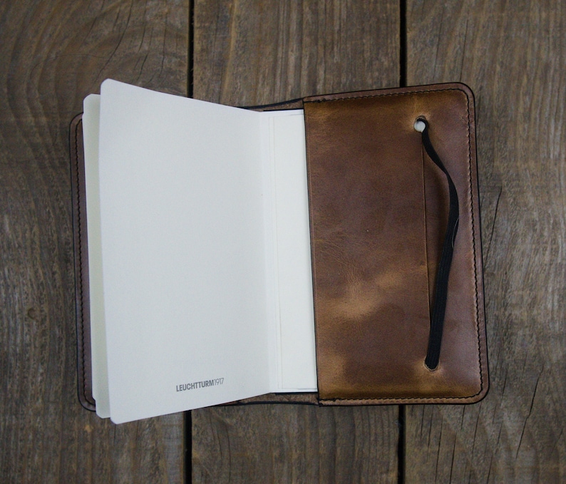 Horween Chromexcel Thick A6 Leather Notebook Cover, Made to Fit Your ...