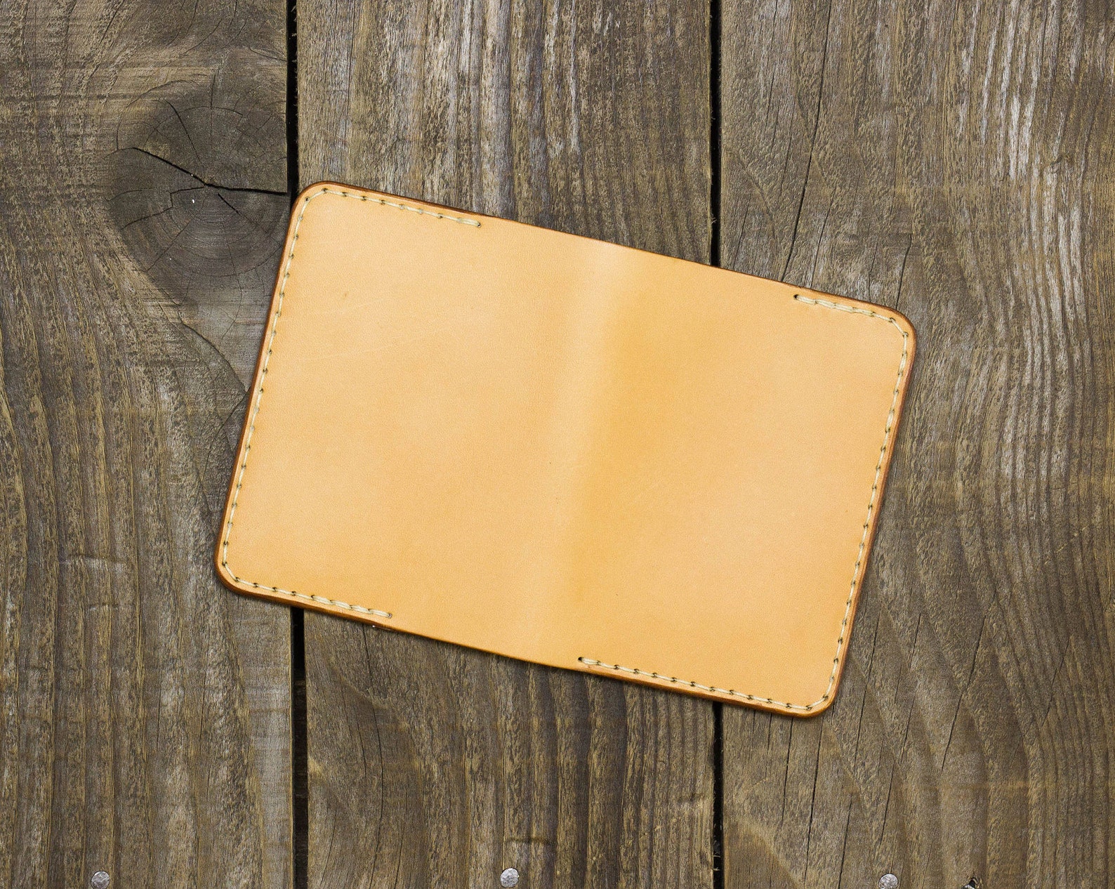 Leather Notebook Wallet EDC Small Wallet Free Pen & | Etsy