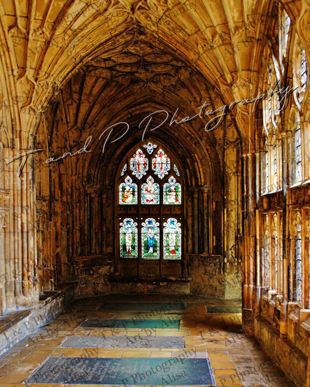 STAINED GLASS, CATHEDRAL, Church, Fine Art, Wall Art, Home Decor, 8 X ...