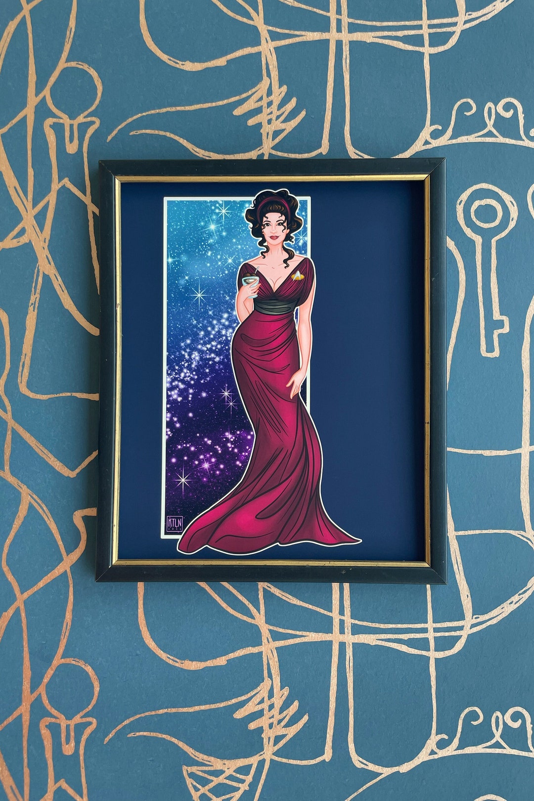 Vintage Inspired Star Trek Fan Art Prints 11x14 - Etsy