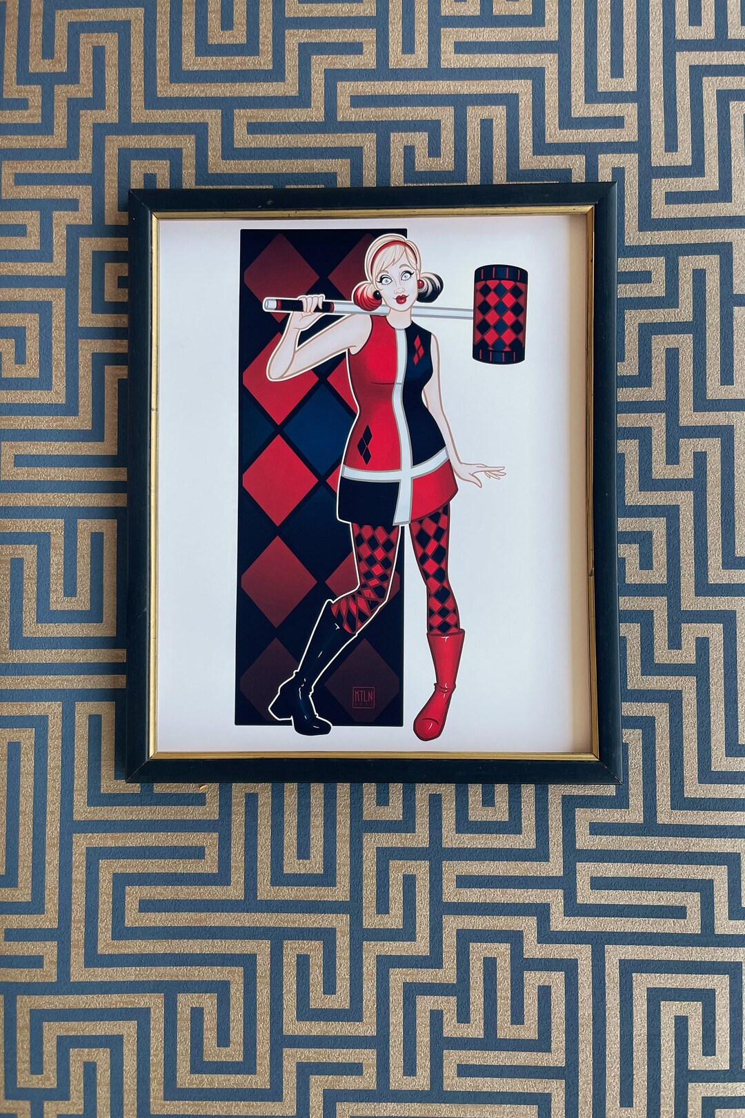 Vintage-inspired DC Fan Art Prints 11x14 - Etsy