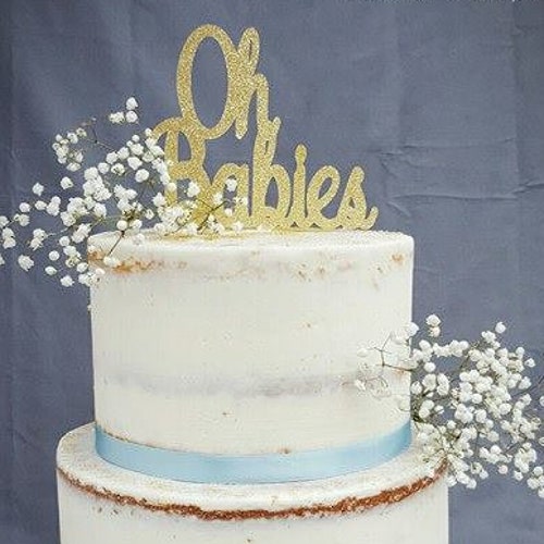 Oh Babies Cake Topper for Twins Baby Shower Celebration - Etsy