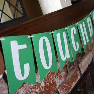 Birthday Banner Football Birthday Banner Touchdown Banner - Etsy