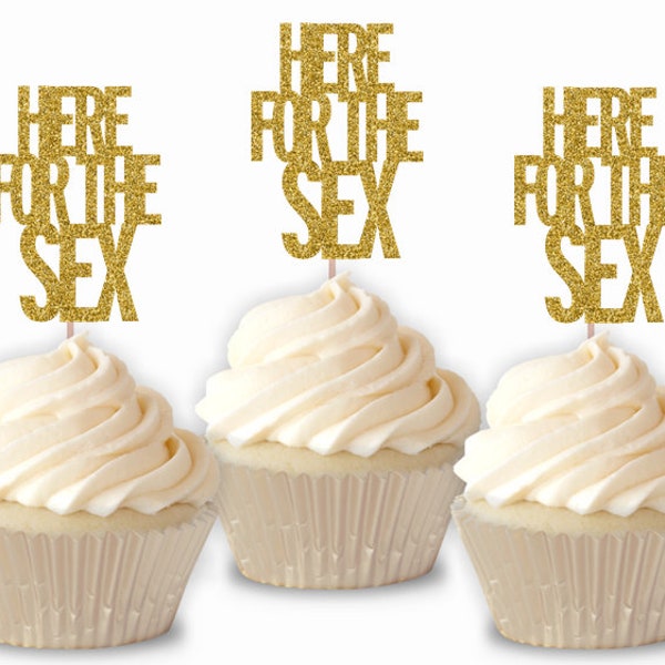 Sex Cupcake Toppers Etsy