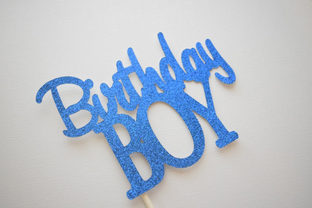 Birthday Cake Topper Birthday Boy Cake Topper Boy Birthday - Etsy
