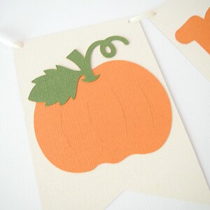 Pumpkin Highchair Banner 1st Birthday High Chair Banner ONE - Etsy