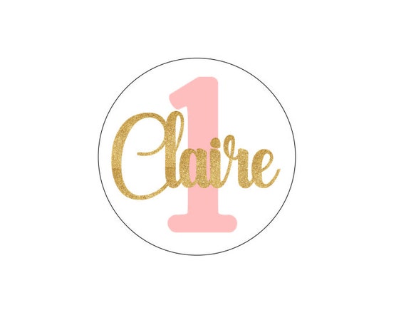 First Birthday Stickers Birthday Stickers Custom Birthday | Etsy