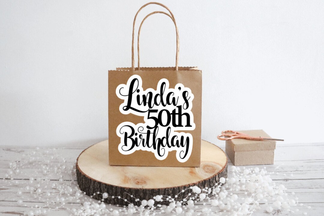 50th Birthday Stickers 50th Stickers Birthday Labels 50th - Etsy