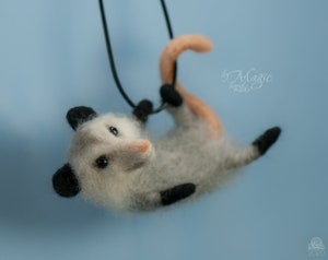 Opossum Perler Bead Art Possum Keychain Wall Art Car - Etsy Canada