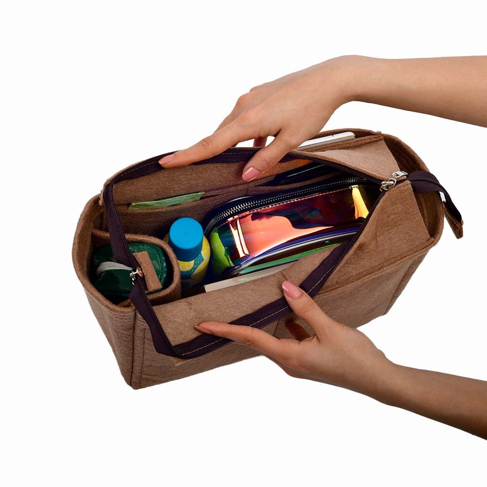 Custom Size Bag and Purse Organizer With Zipper-top Style for - Etsy