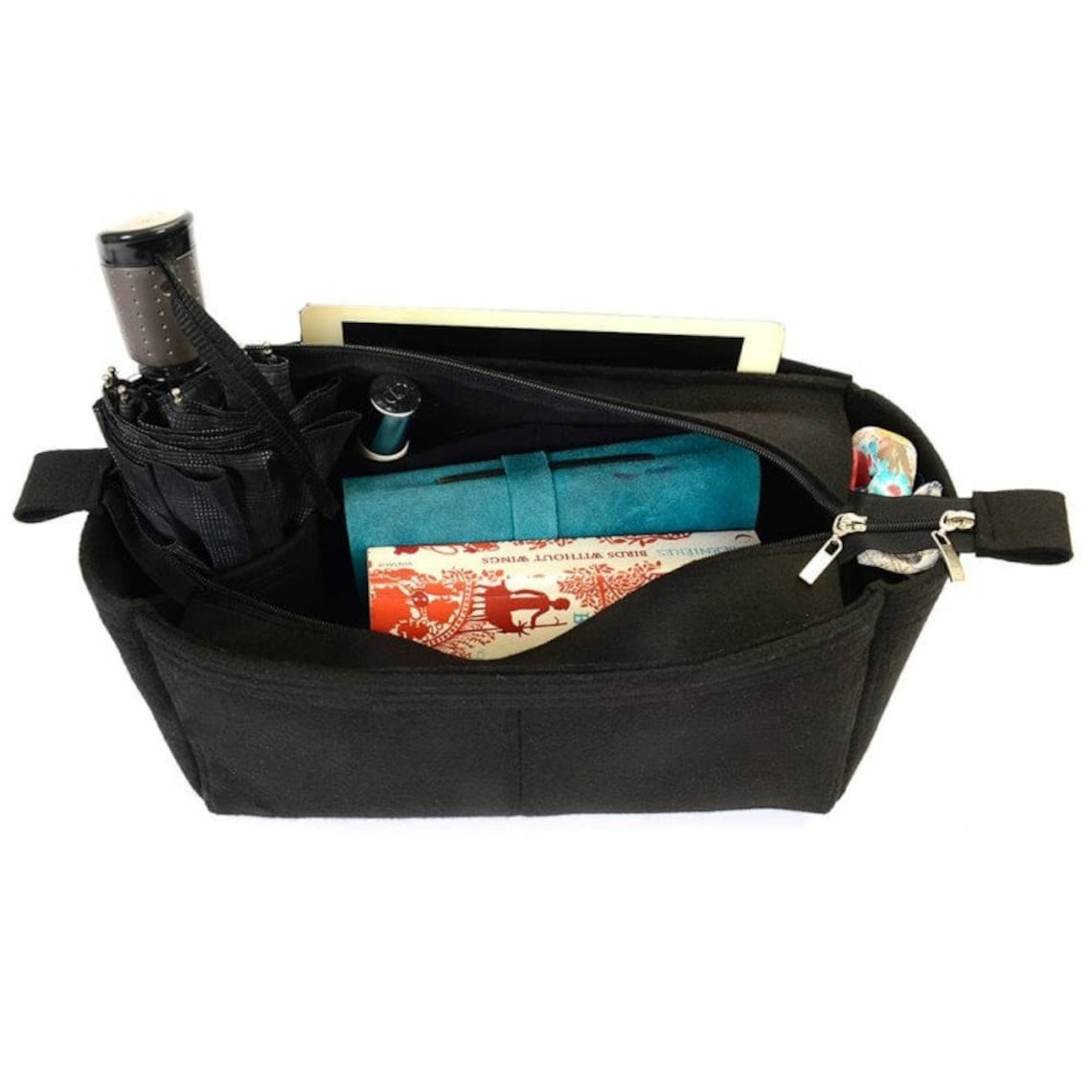 Custom Size Bag and Purse Organizer With Zipper-top Style for - Etsy
