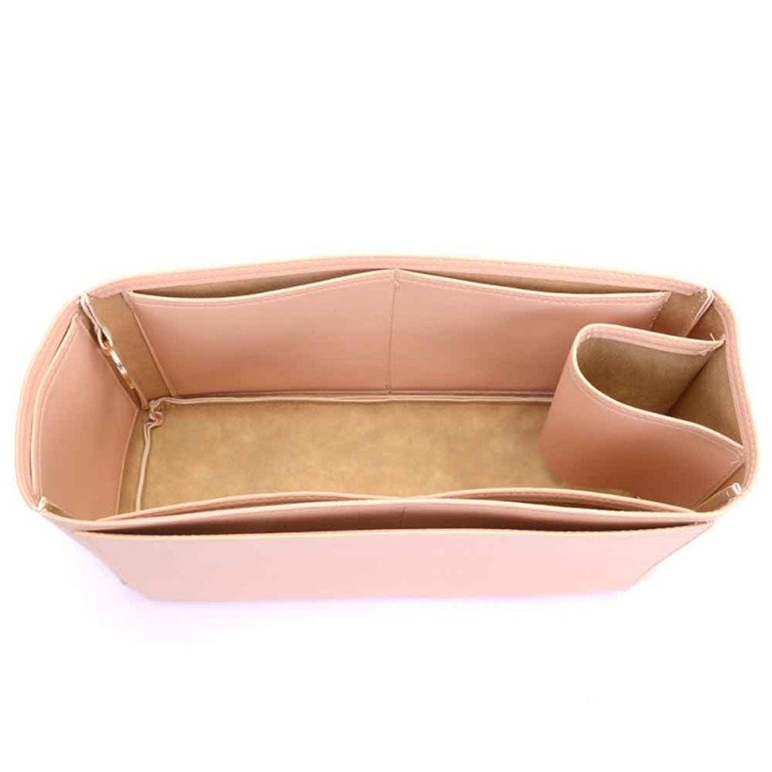Vic.toria II 35 Vegan Leather Handbag Organizer in Blush Pink - Etsy