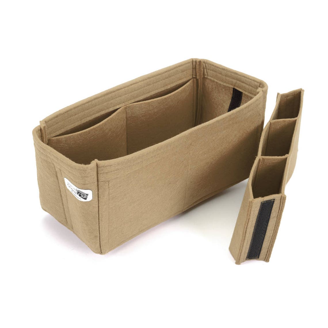 Custom Bag Organizer With Removable Velcro Middle Compartments - Etsy