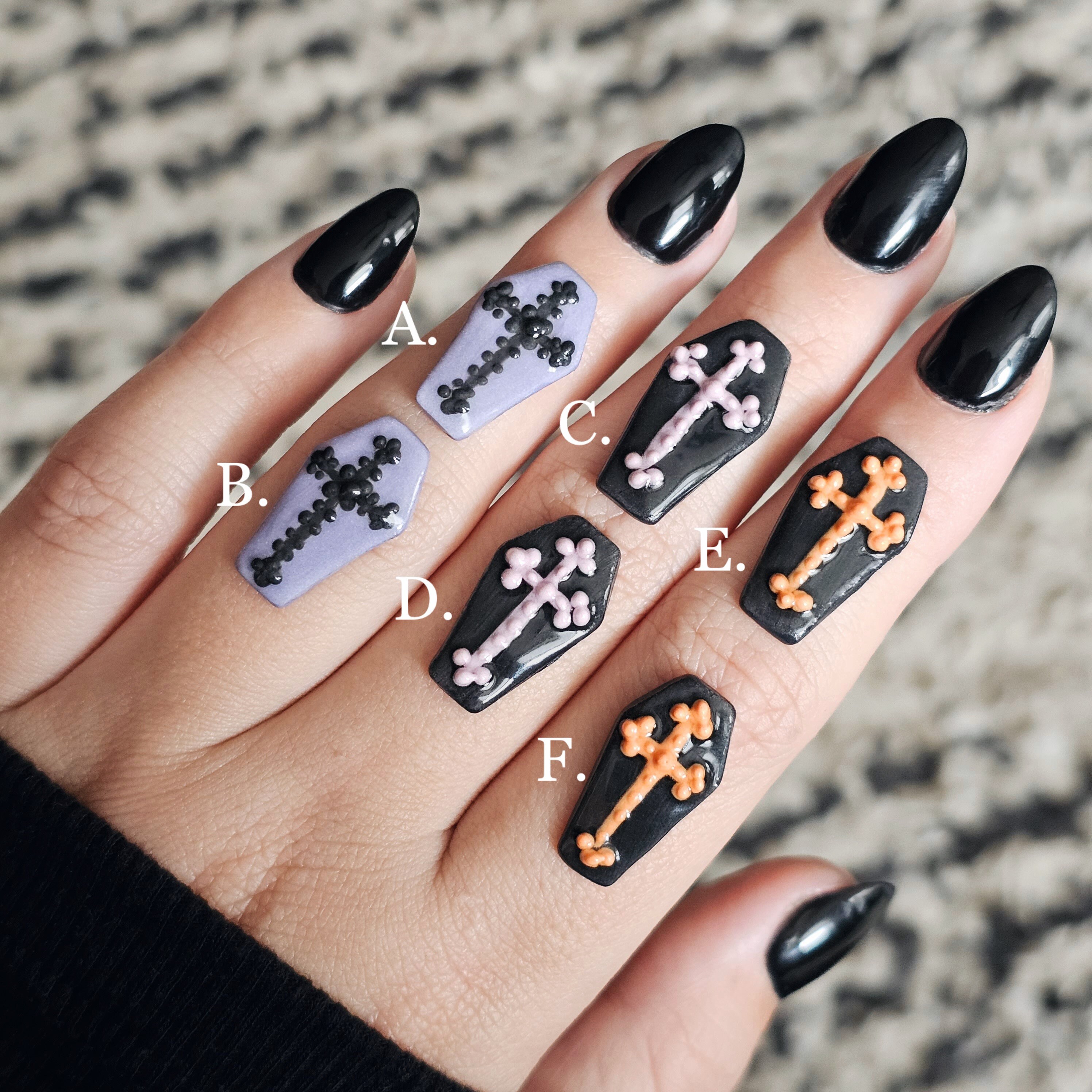 Skeleton or Skull Coffin Ring // MADE TO ORDER Sterling Silver Ring Ft ...