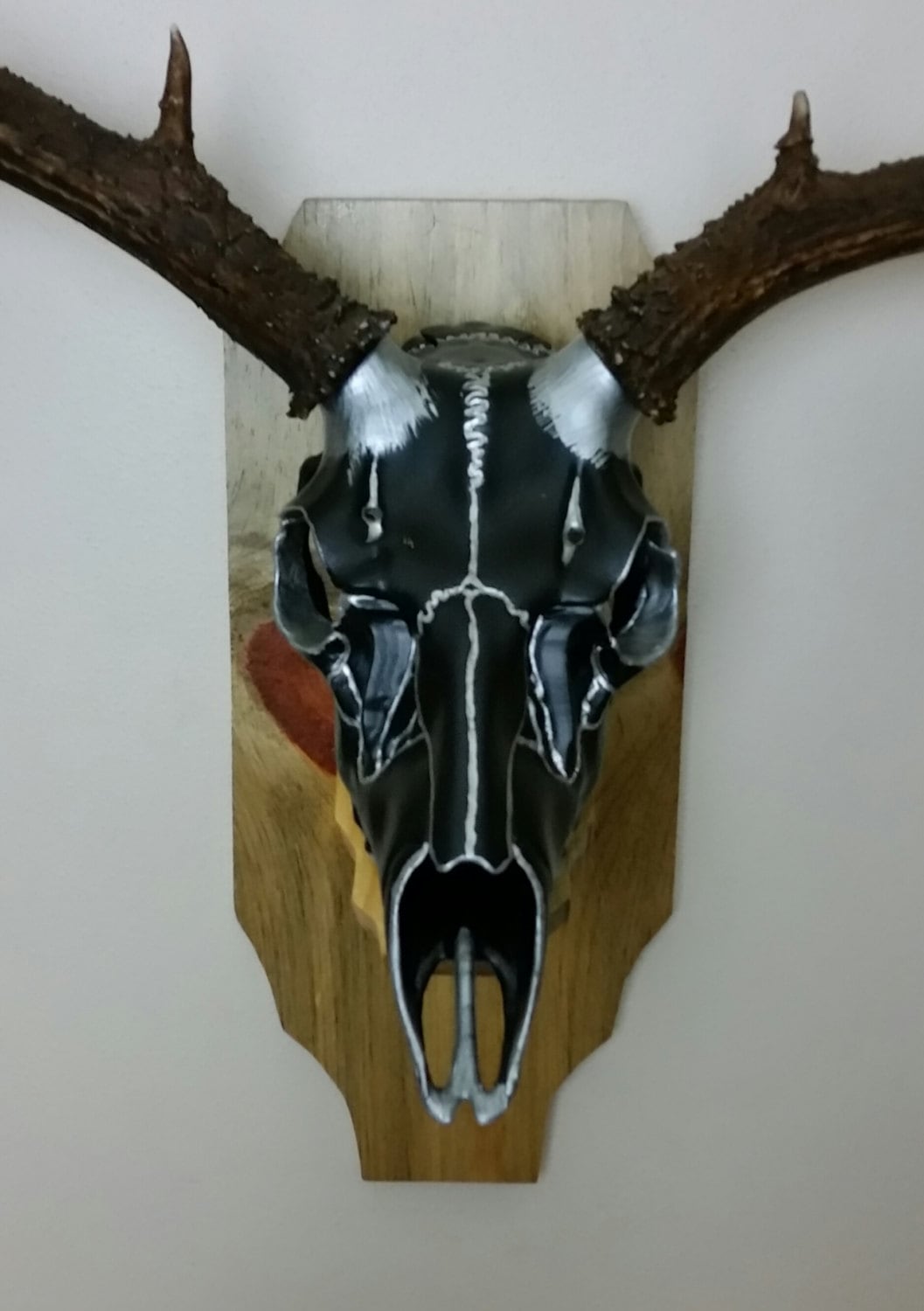 Hand-painted Replica Deer Skull for Mounting Mule Deer or Whitetail ...
