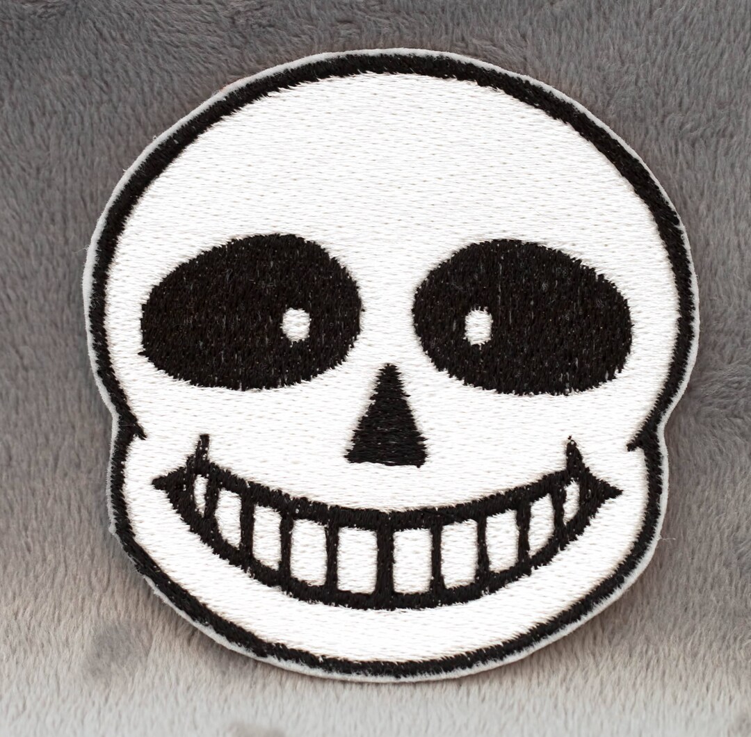 Sans Face Undertale Inspired Iron on Patch - Etsy