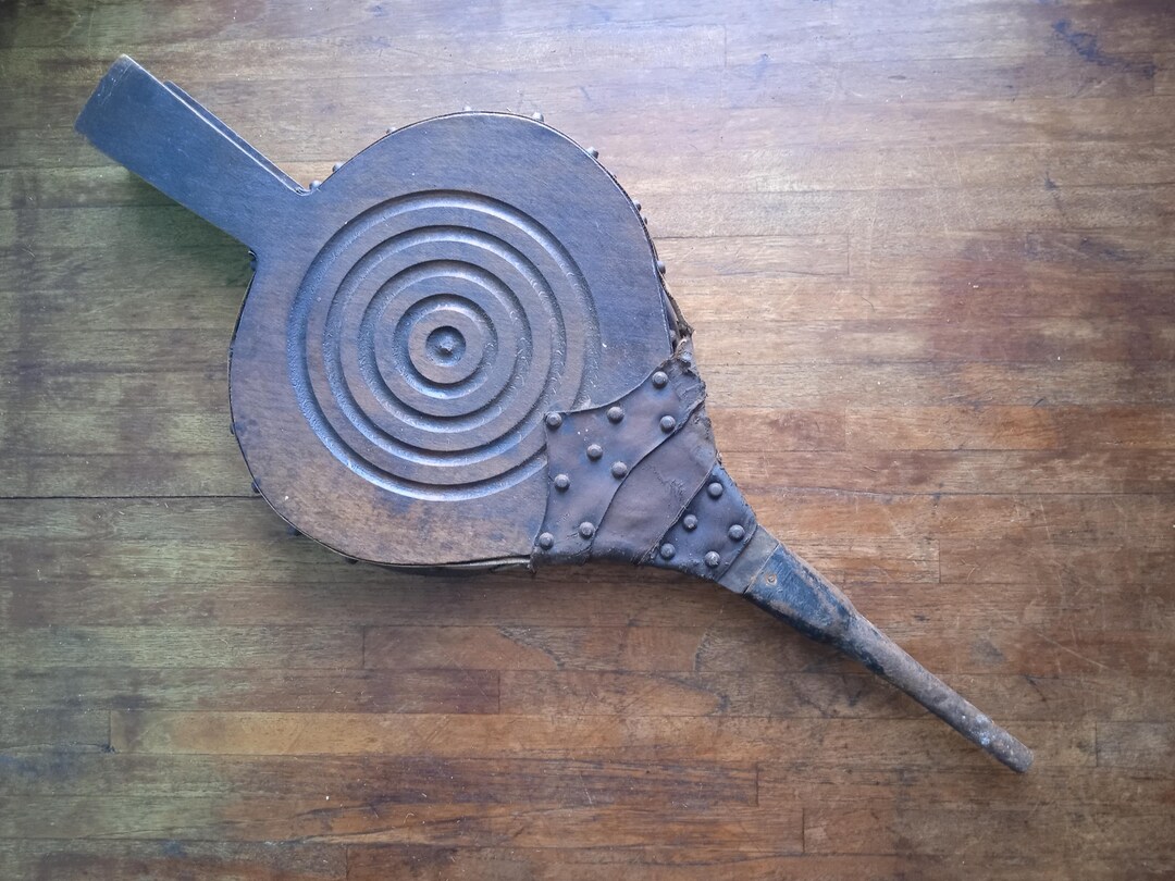 French Vintage Fireplace Bellows: Ornate Folk Art Decor. - Etsy