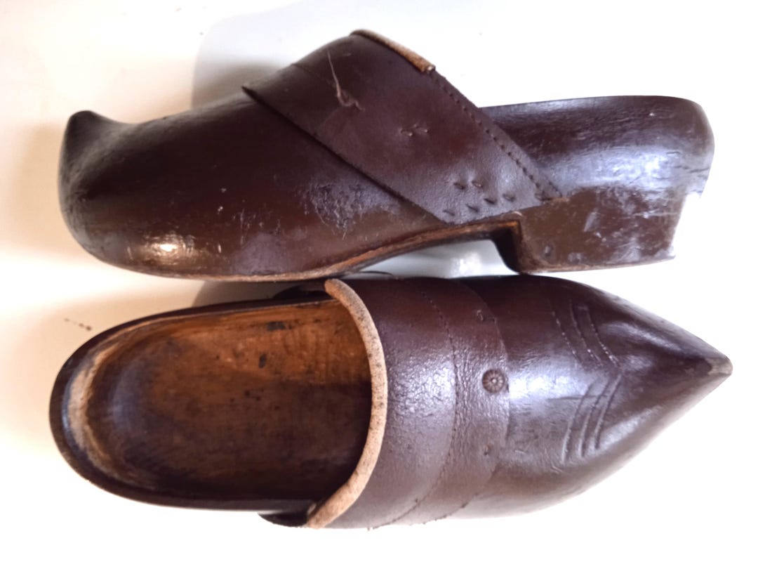 Vintage French Sabots Authentic Breton Clogs Traditional Shoes Quality ...