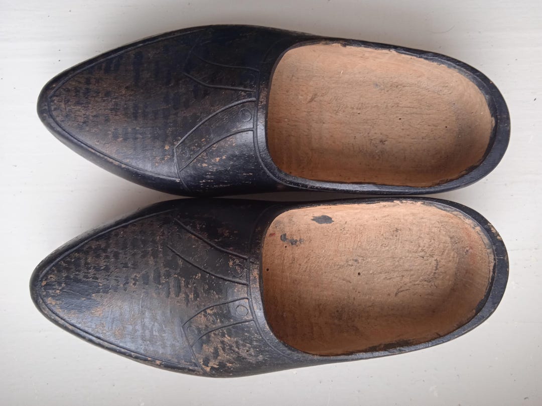 Vintage French Sabots: Authentic Breton Wooden Clogs, Unisex Sabots. - Etsy