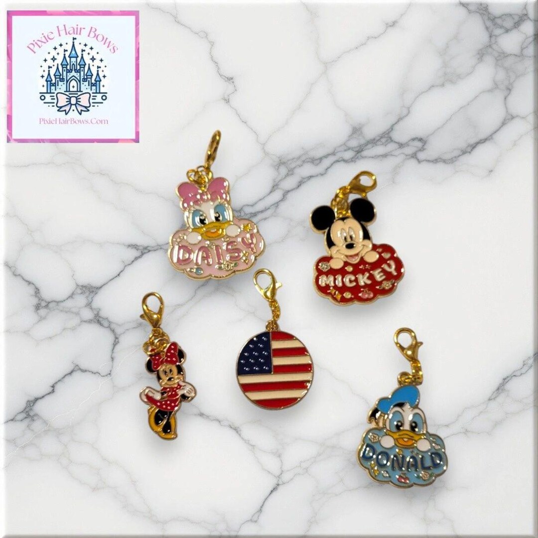 Mickey Magic Charm Pack- Charmed by Pixie Hair Bows Collection- Set of ...