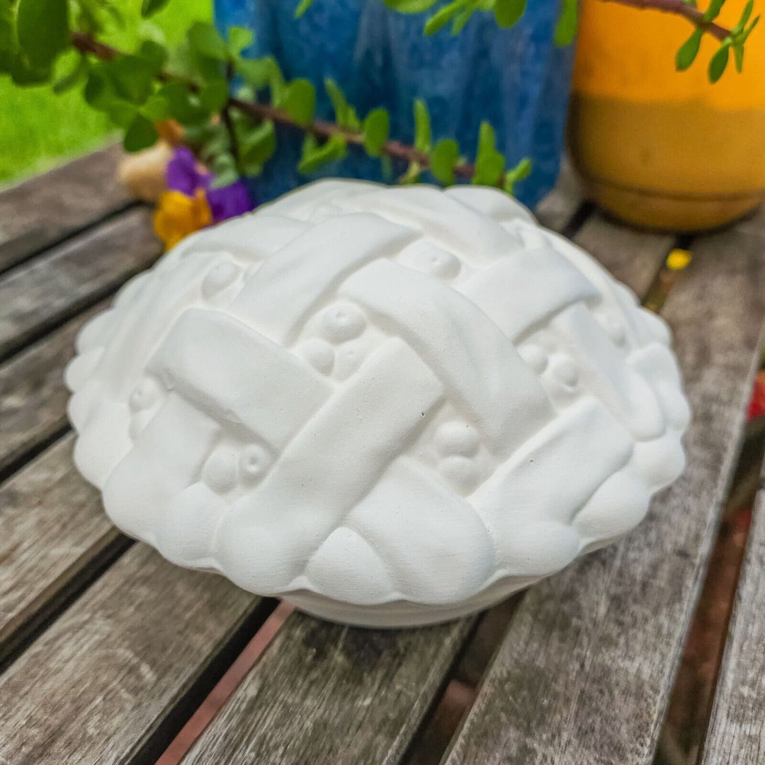 Blueberry Pie Box 5 IN STOCK Ceramic Bisque Ready to Paint Pottery - Etsy