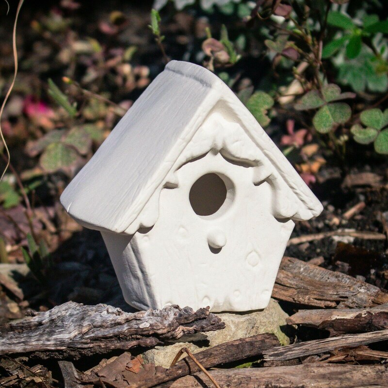 Ceramic Bird House - Etsy