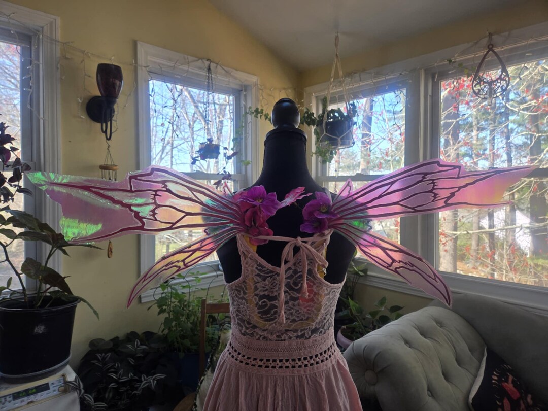 Rainbow Pixie Wings - Etsy