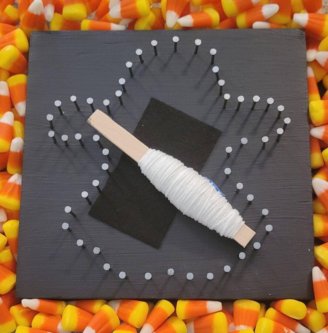 DIY Ghost String Art Kit/black and White/boo Gift/halloween Craft ...