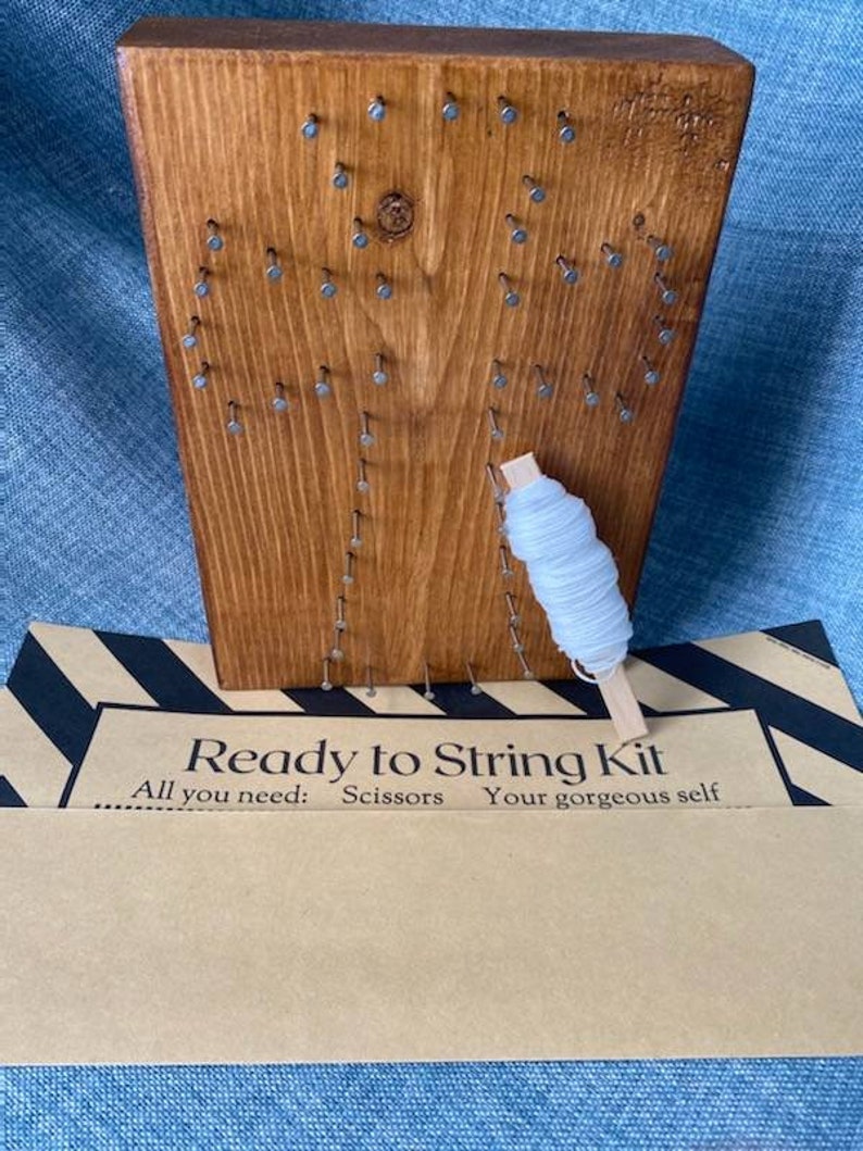 DIY Cross String Art Kit Light/standalone/mantel Decor/desk Decor/shelf ...