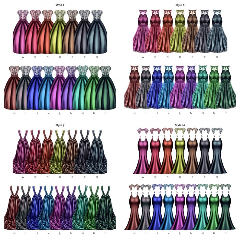 Pageant Group of 3 Digital Drawing W/ Sash - Etsy